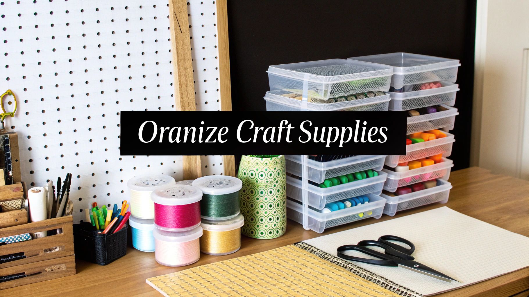 How to Organize Craft Supplies Like a Pro – Cross Stitched