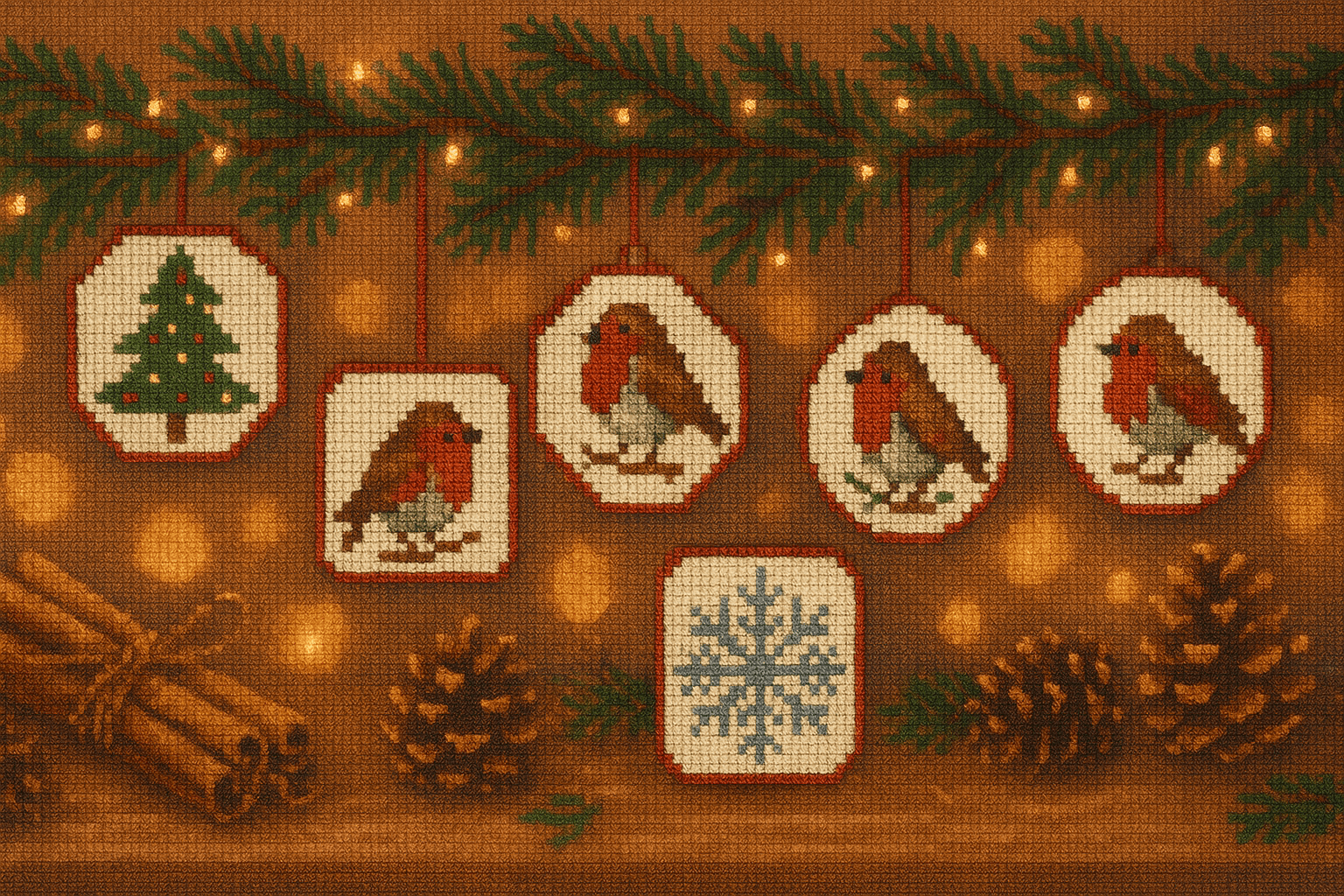 Christmas Cross Stitch – Cross Stitched